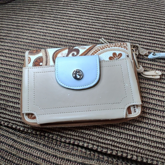 Spartina 449 | Bags | Stylish Spartina 449 Lg Wallet Brown Tan Paisley ...